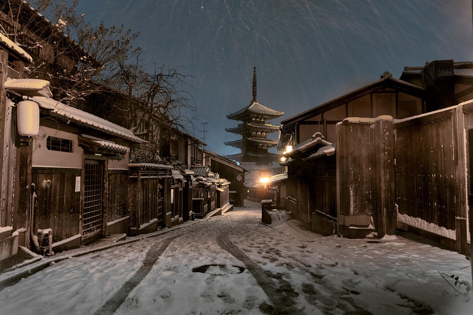 Kyoto Winter Night - Free photo on Pixabay