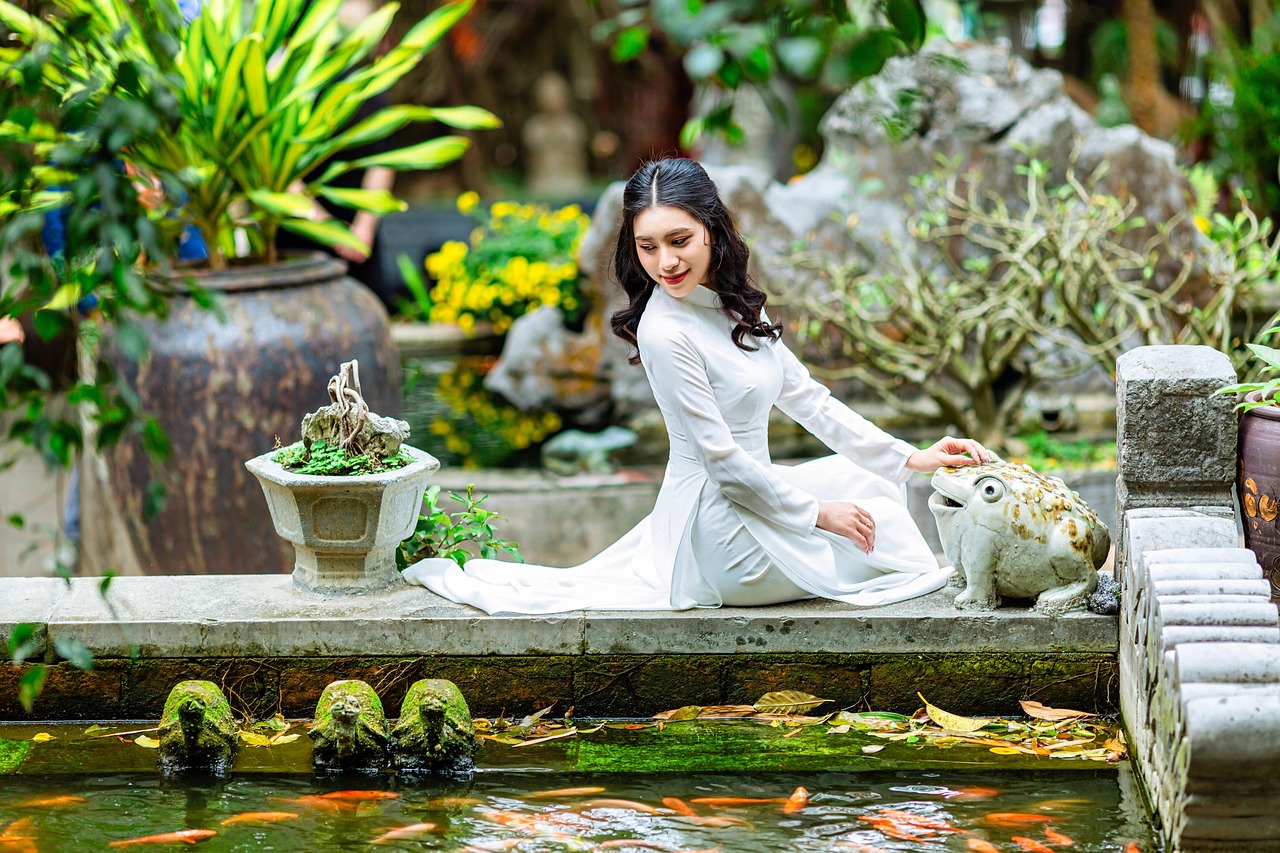 Ao Dai Beautiful Girl Fashion Free Photo On Pixabay Pixabay