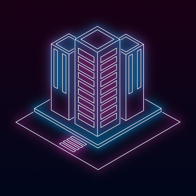 Neon City Building - Free image on Pixabay