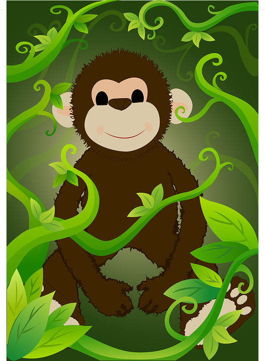 Download Monkey, Vines, Toy. Royalty-Free Vector Graphic - Pixabay