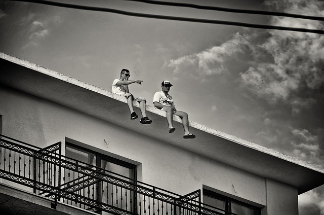 Men Roof Clouds Free Photo On Pixabay