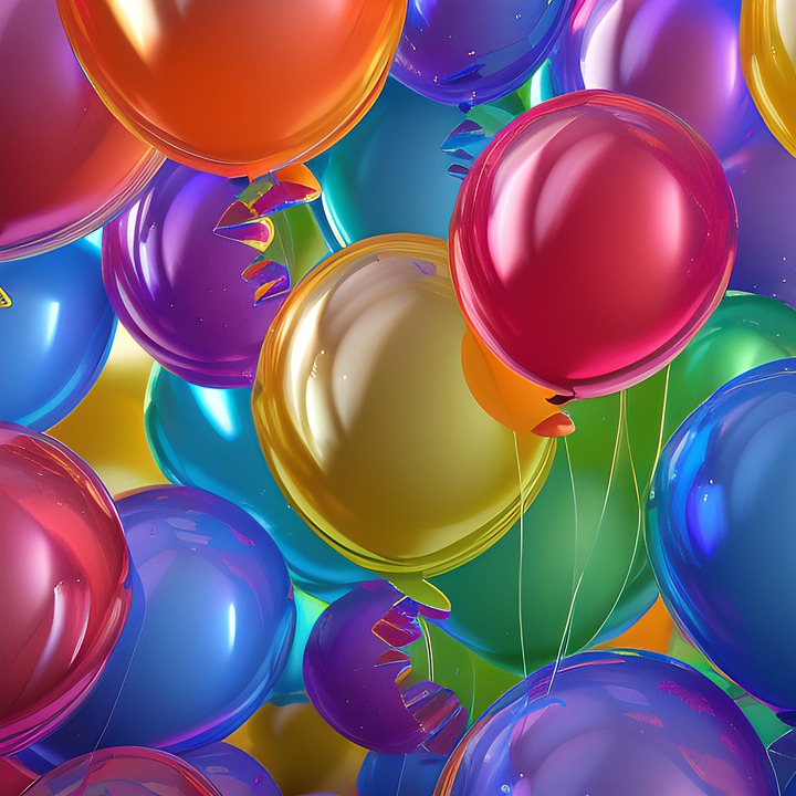 Balloons Vibrant Bold - Free photo on Pixabay