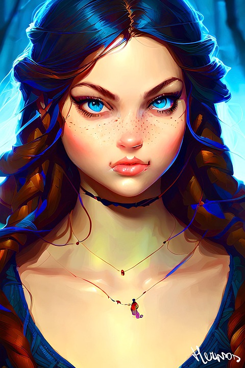 Femme Joli Visage Salut L'Art - Photo gratuite sur Pixabay - Pixabay