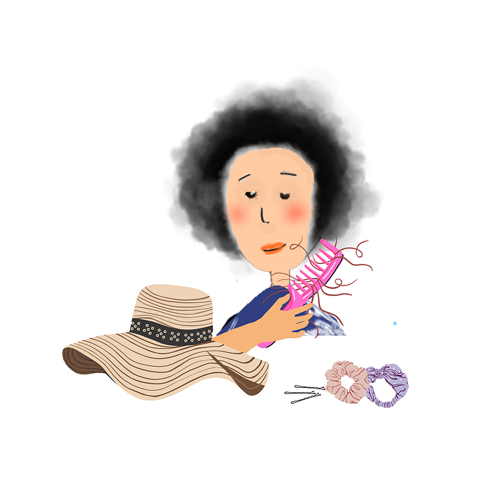 Download Young Woman, Hair, Hair Loss. Royalty-Free Stock Illustration ...