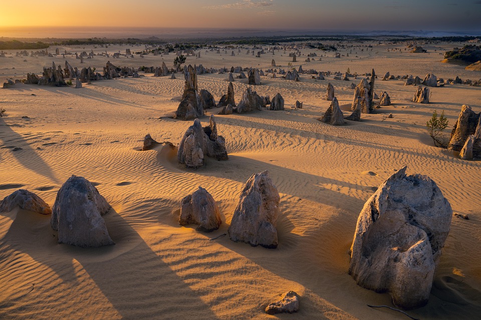 Desert Pinnacles Sunset Nambung - Free photo on Pixabay