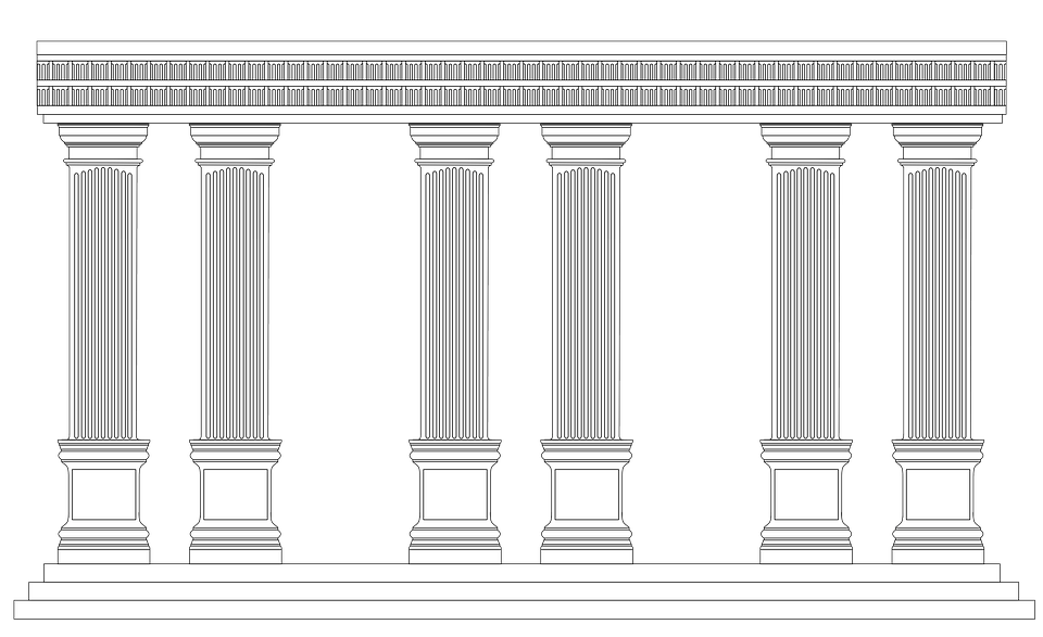 Download Colonnade, Architecture, Columns. Royalty-Free Stock ...