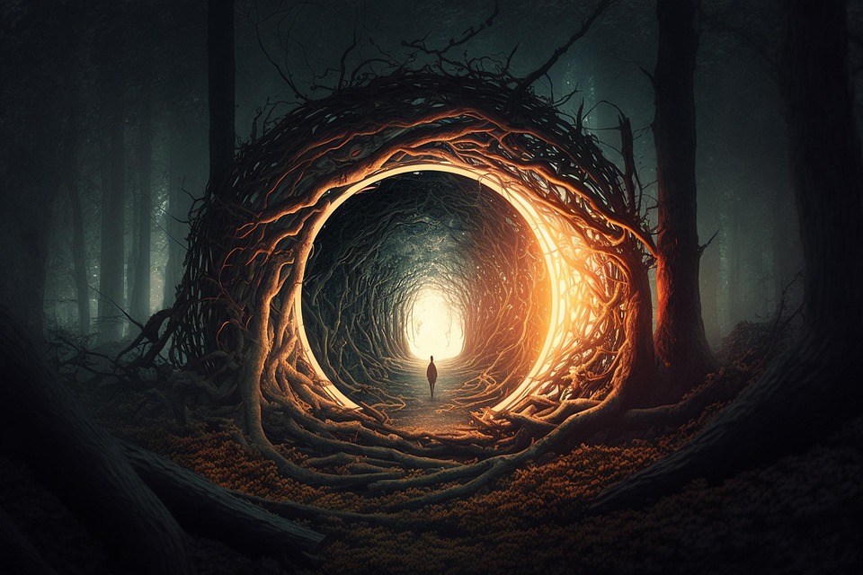 Download Portal, Forest, Deep. Royalty-Free Stock Illustration Image ...