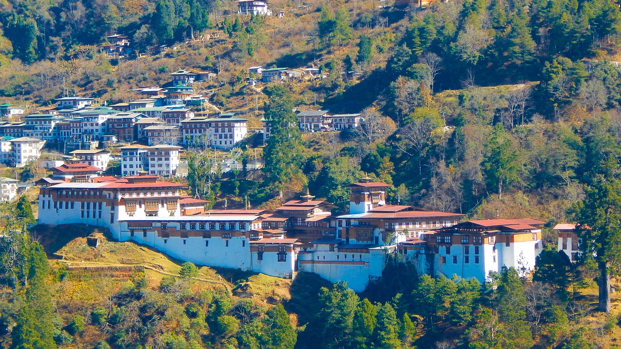Trongsa Fort L'Architecture - Photo gratuite sur Pixabay - Pixabay