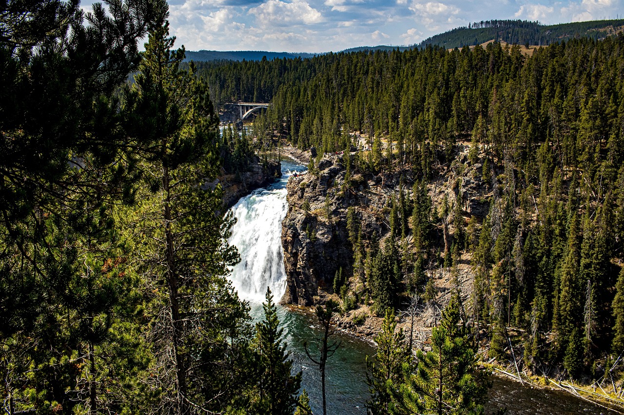 Yellowstone Landscape Falls - Free photo on Pixabay - Pixabay