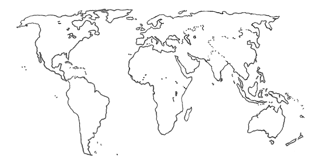 Mapa Světa Kontinenty Země - Obrázek zdarma na Pixabay - Pixabay
