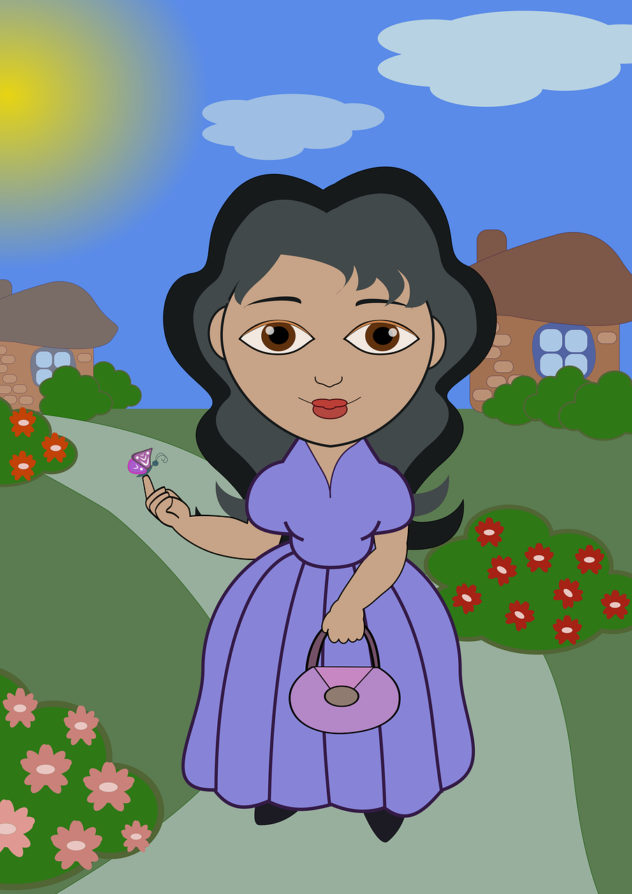 Download Girl, Path, Walk. Royalty-Free Stock Illustration Image - Pixabay