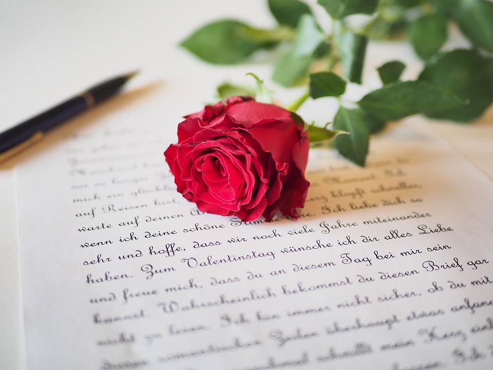 Valentine'S Day Rose Love Letter - Free photo on Pixabay
