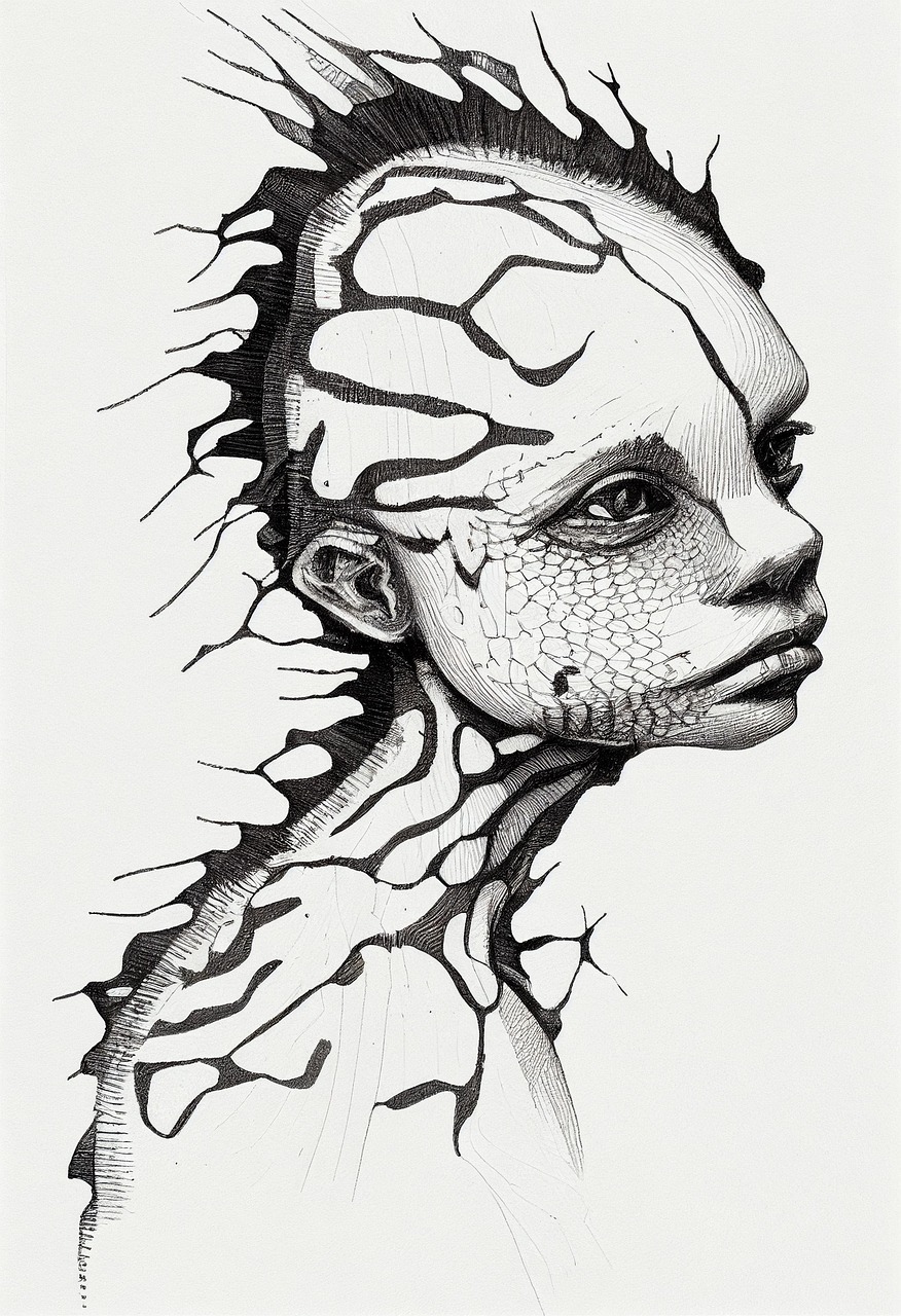 Download Ai Generated, Lizard, Woman. Royalty-Free Stock Illustration ...