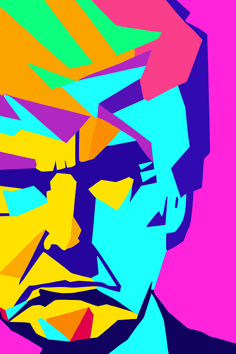 Download Donald Trump, Geometric, Abstract. Royalty-Free Stock ...