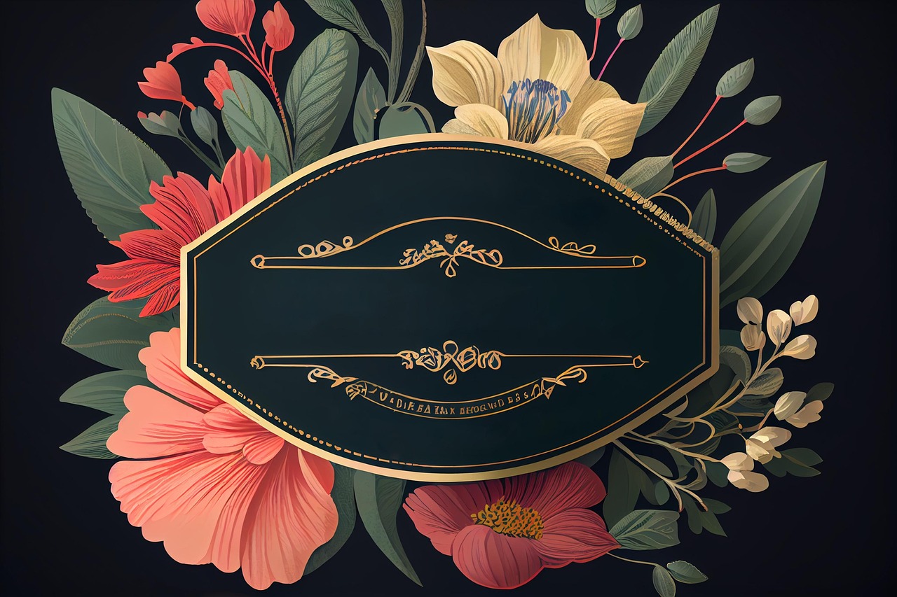 Flowers Label Frame - Free image on Pixabay