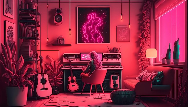 Download Pink, Neon, Girl. Royalty-Free Stock Illustration Image - Pixabay