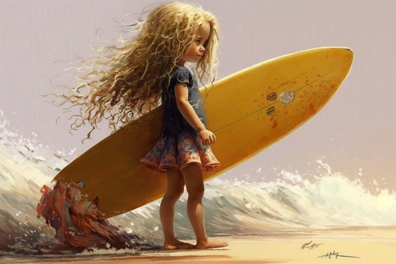 Garota Surfando Prancha De Surfe - Foto gratuita no Pixabay - Pixabay