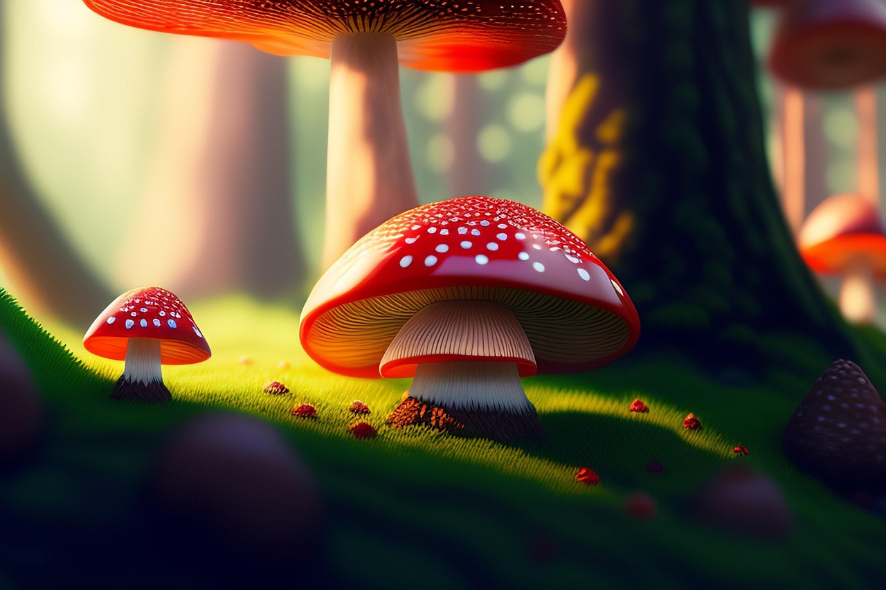 Enchanted Mushroom Wallpaper
