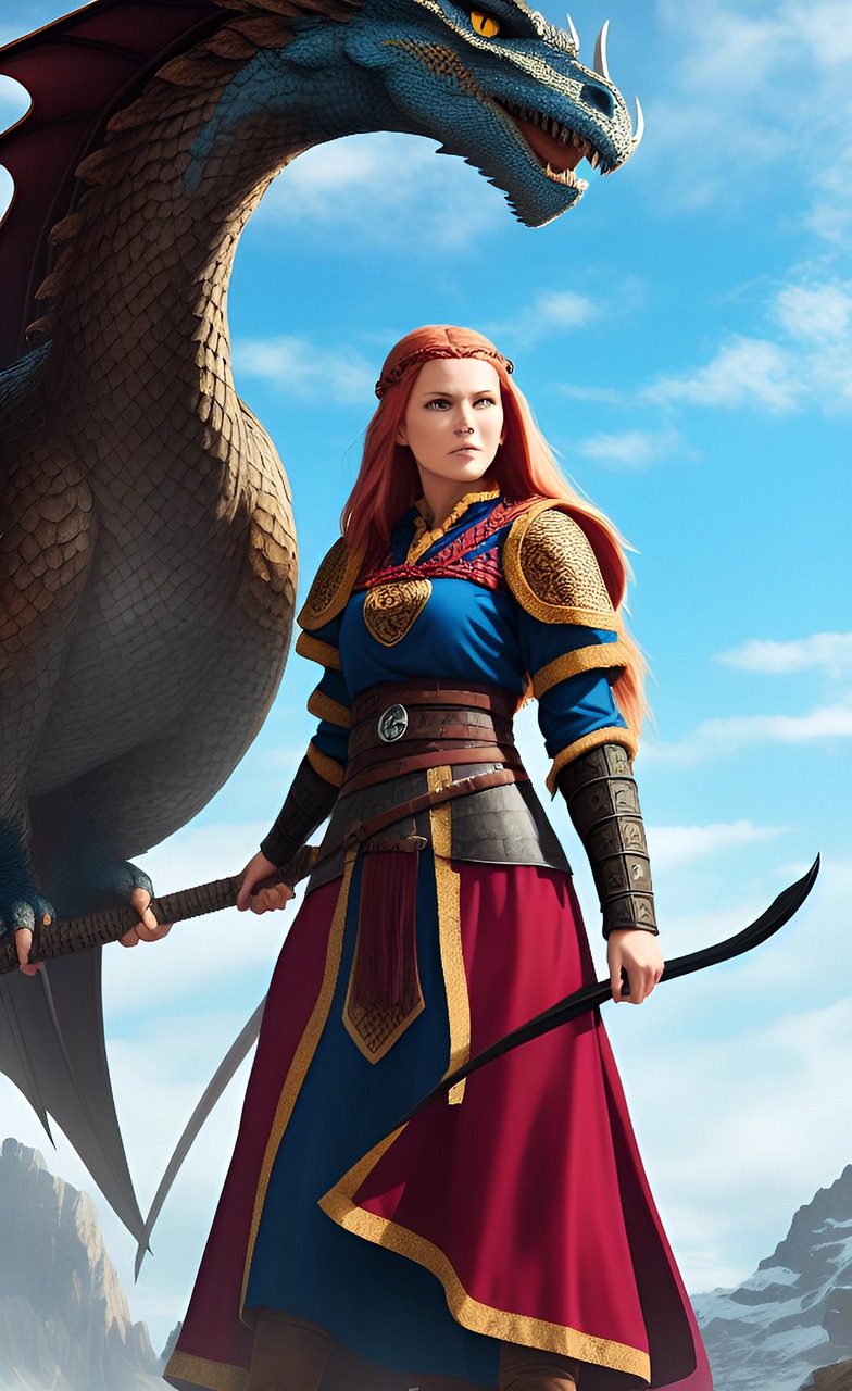 Redhead Viking Art