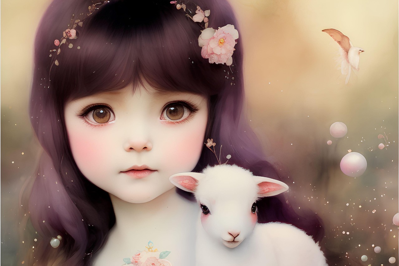 Girl Cute Lamb - Free photo on Pixabay - Pixabay
