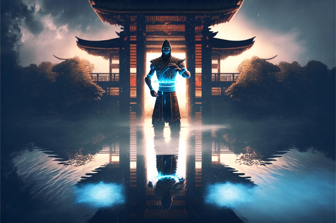 Download Ai Generated, Monk, Warrior. Royalty-Free Stock Illustration ...