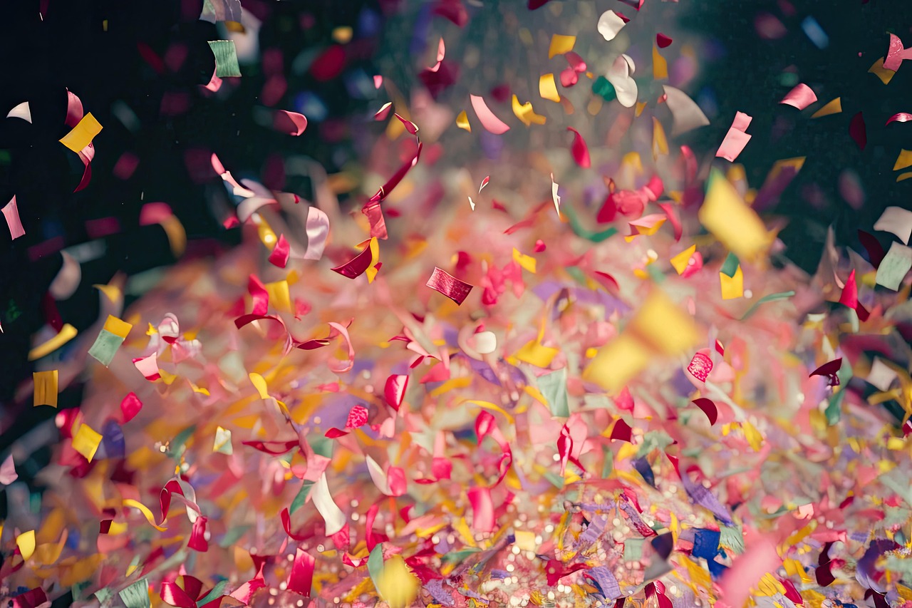Party Confetti Background