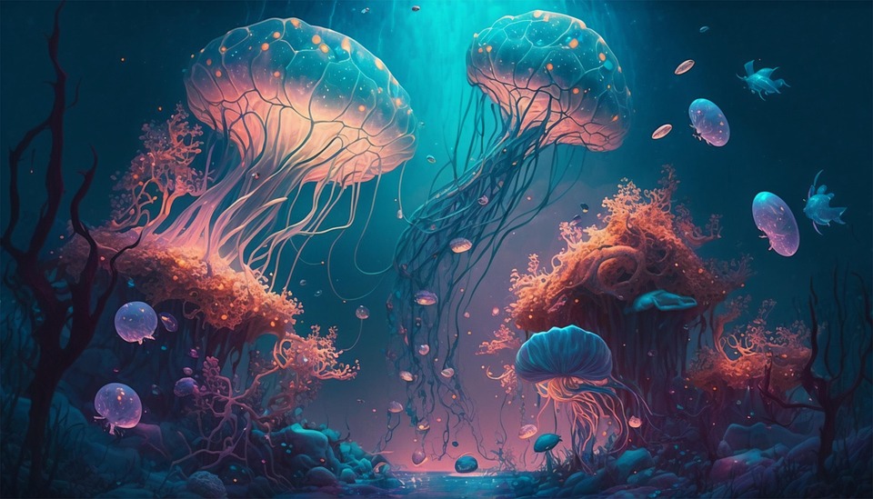 Download Jellyfish, Sea Jellies, Nature. Royalty-Free Stock ...