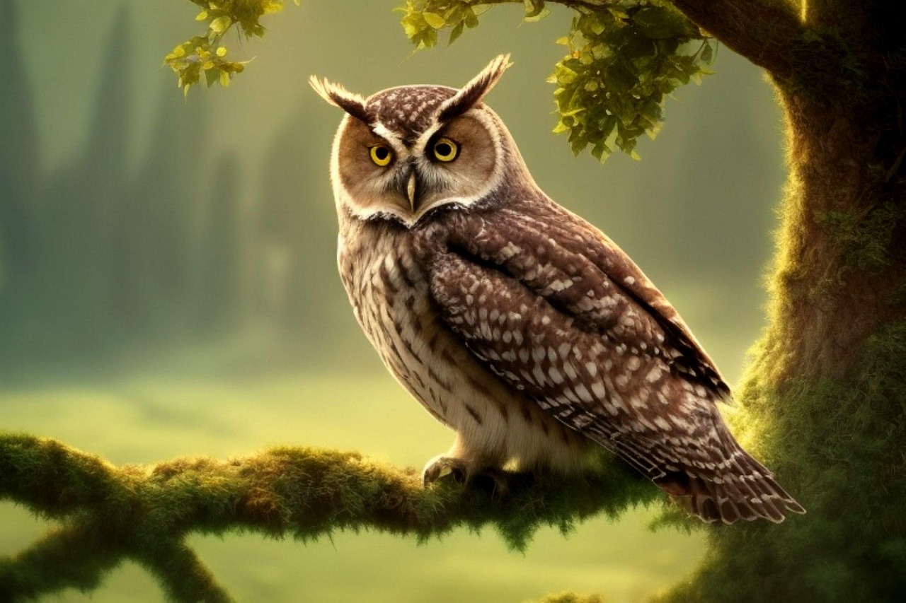 Download Owl, Nature, Forest. Royalty-Free Stock Illustration Image ...