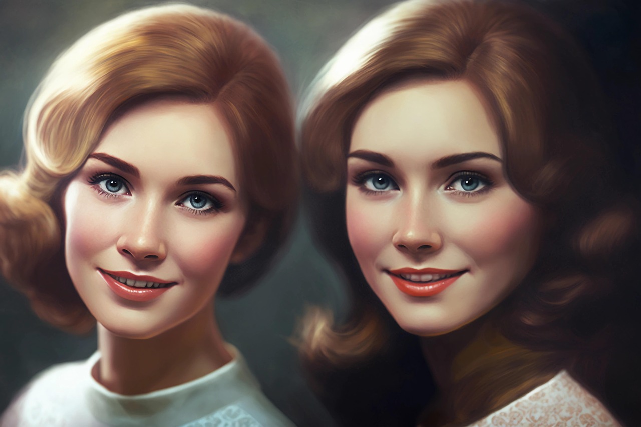 Download Ai Generated Sisters Women Royalty Free Stock Illustration