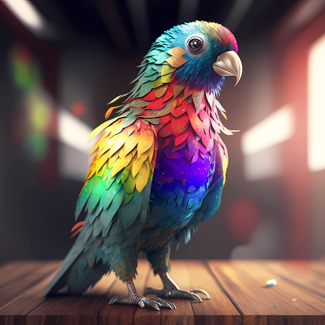 Download Ai Generated, Parrot, Exotic Bird. Royalty-Free Stock ...