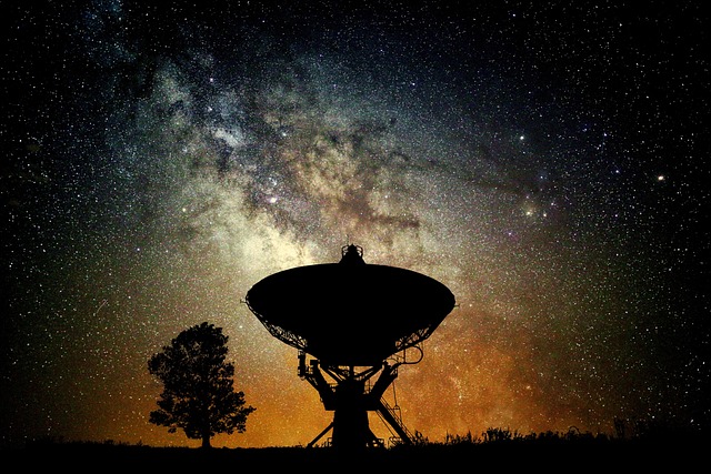 Download Radio Telescope, Radio Astronomy, Milky Way. Royalty-Free ...
