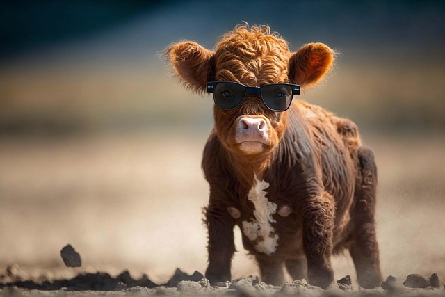 Download Ai Generated, Calf, Sunglasses. Royalty-Free Stock ...