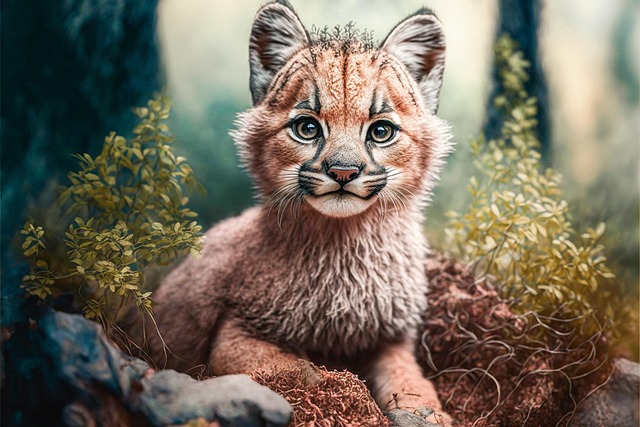 Download Ai Generated, Animal, Forest. Royalty-Free Stock Illustration ...