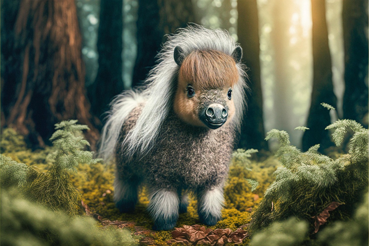 Download Ai Generated Animal Forest Royalty-Free Stock Illustration ...