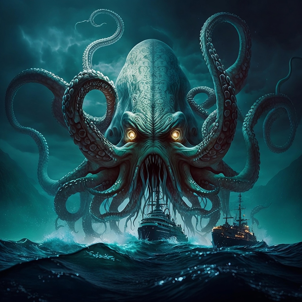 Kraken Oceano Tent culos Imagen Gratis En Pixabay Pixabay