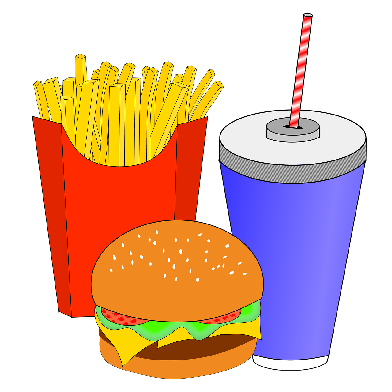 Download Hamburger Fries Meal Royalty Free Stock Illustration Image Download Hamburger Fries Meal Royalty Free Stock Illustration Image