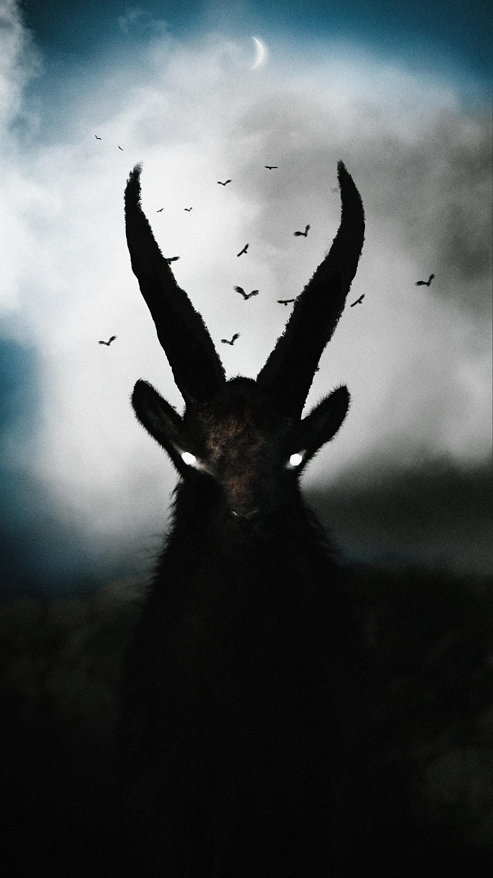 Download Goat, Animal, Moon. Royalty-Free Stock Illustration Image ...