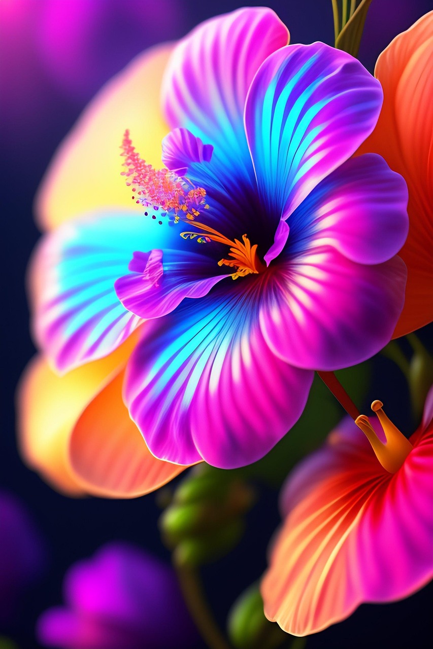 Flores Coloridas Hibisco Colorido - Imagens grátis no Pixabay - Pixabay