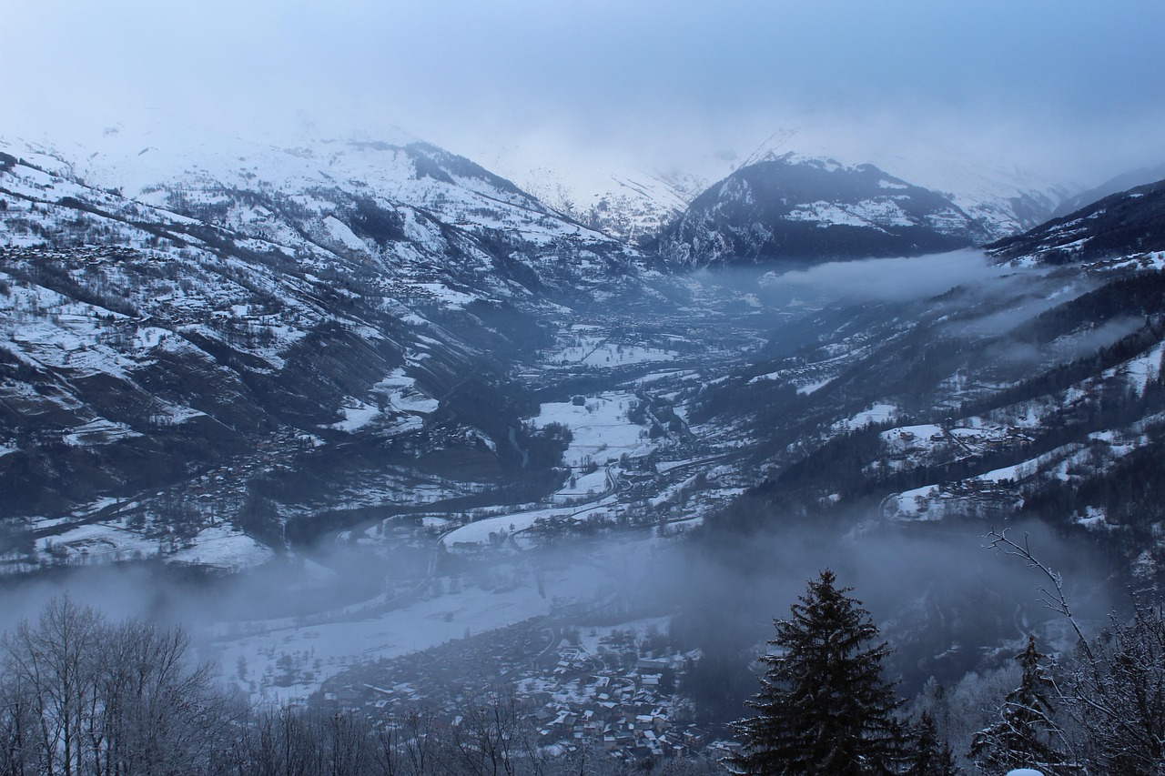 Schneedorf Eis Alpen Nebel - Kostenloses Foto auf Pixabay