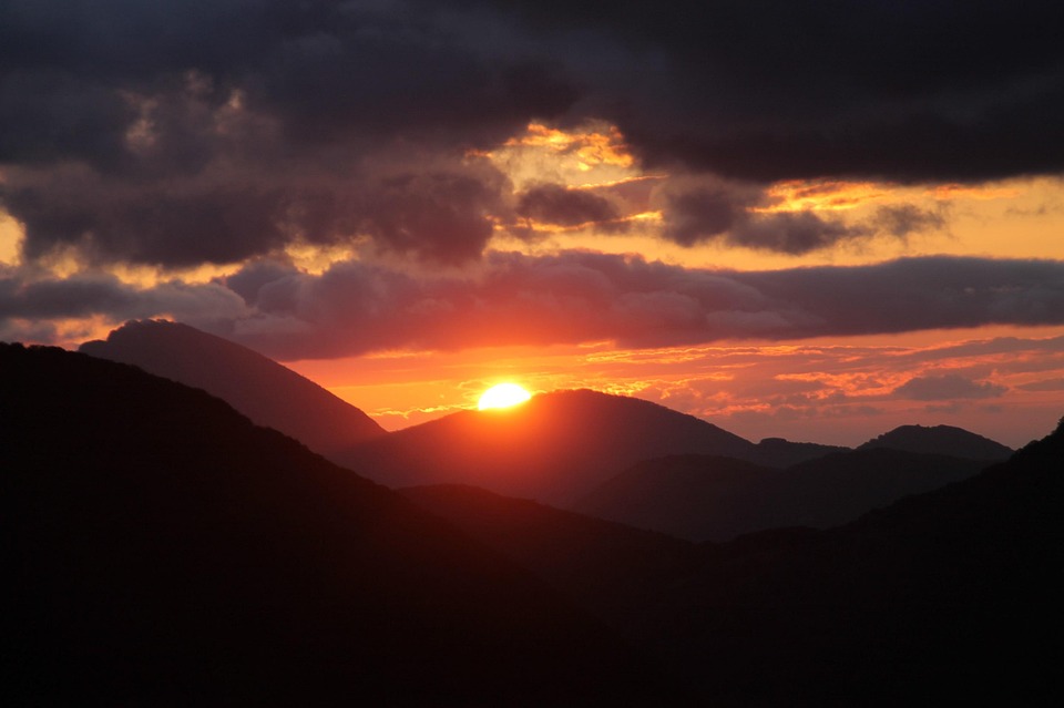 Sunset Mountains Sky - Free photo on Pixabay - Pixabay