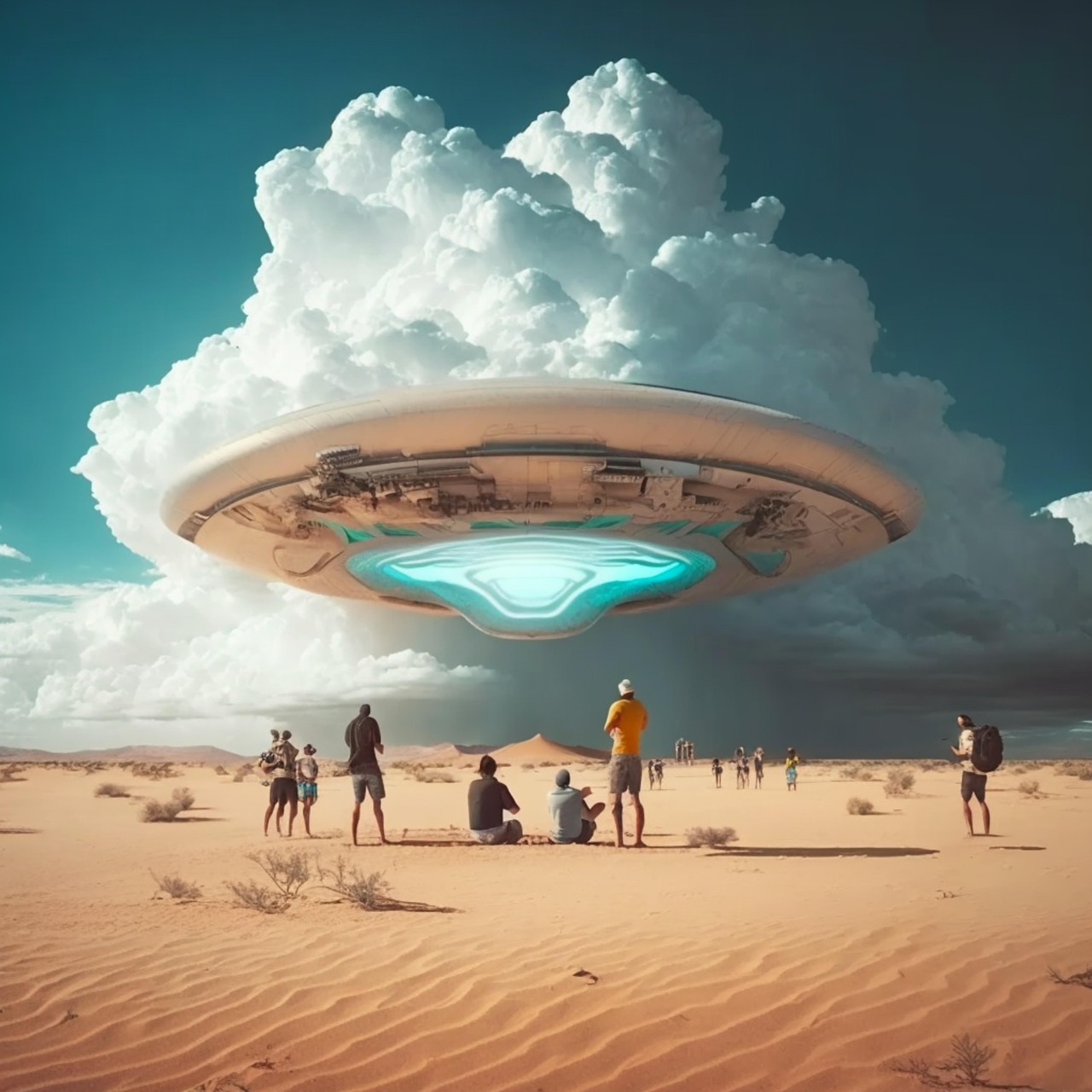 Ufo Space Ship Desert - Free photo on Pixabay