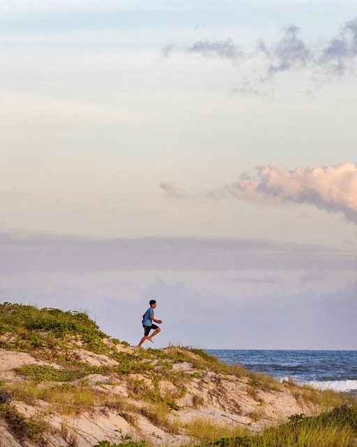 Running Man Beach Sand - Free photo on Pixabay