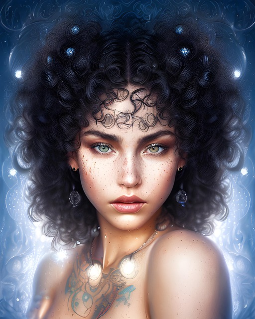 Ai Generated Woman Model Curly - Free image on Pixabay