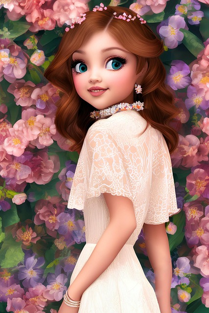 Download Beautiful, Girl, Character. Royalty-Free Stock Illustration ...