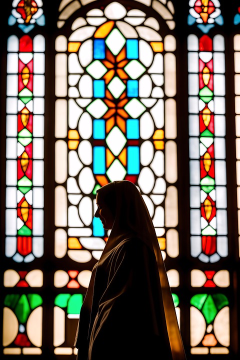 Nun Window Silhouette - Free photo on Pixabay