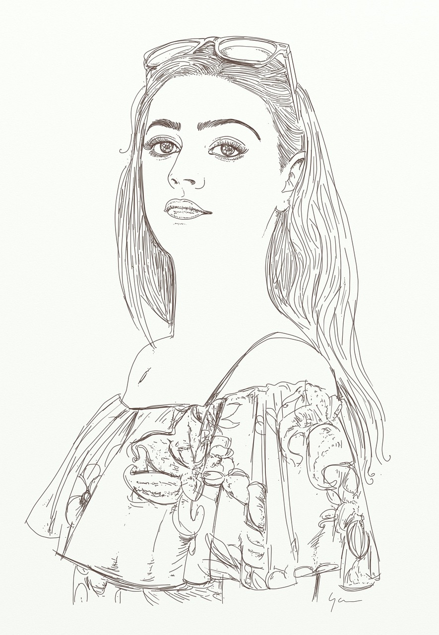 Download Portrait Glasses Beauty Royalty-Free Stock Illustration Image ...