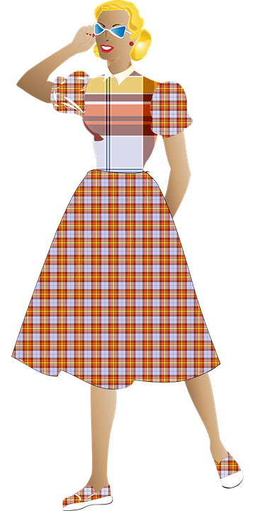 Retro Woman 1950S Teenagers - Free vector graphic on Pixabay