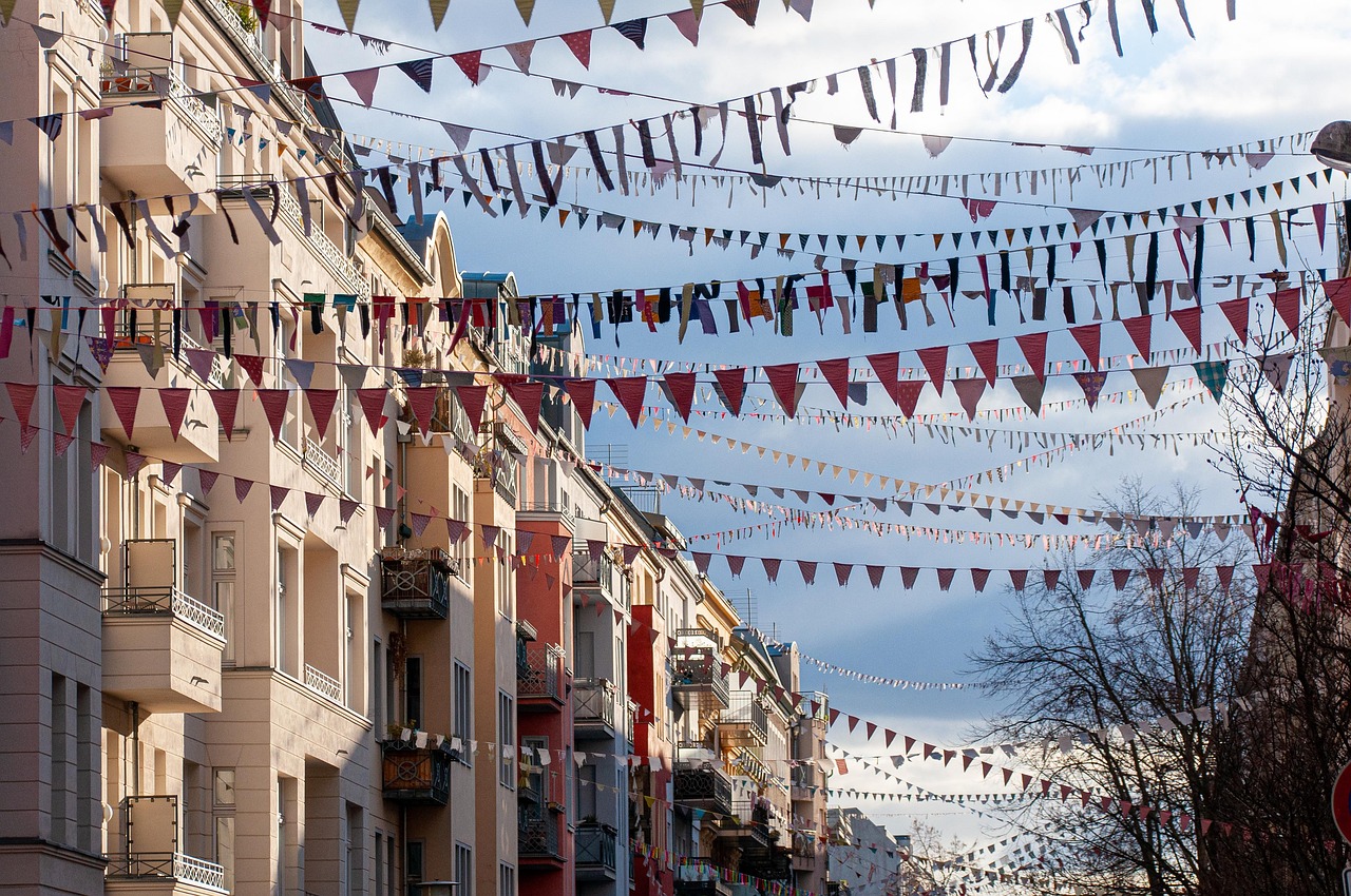 Ciudad Cadenas De Banderines - Foto gratis en Pixabay - Pixabay