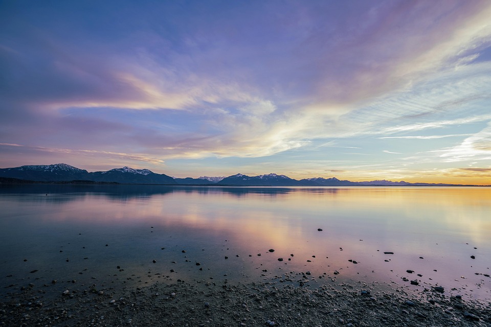 Lake Sunset Mountains - Free photo on Pixabay - Pixabay