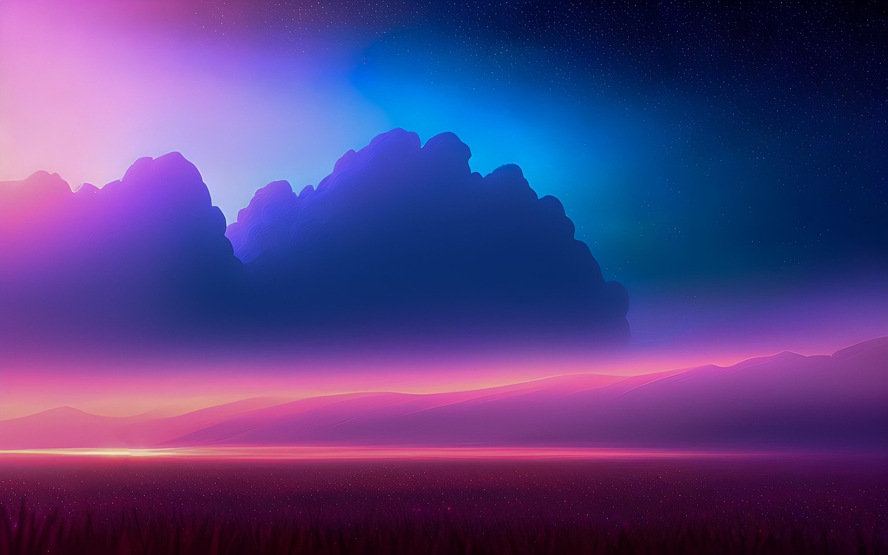 Purple Sky Mountain Nature - Free image on Pixabay